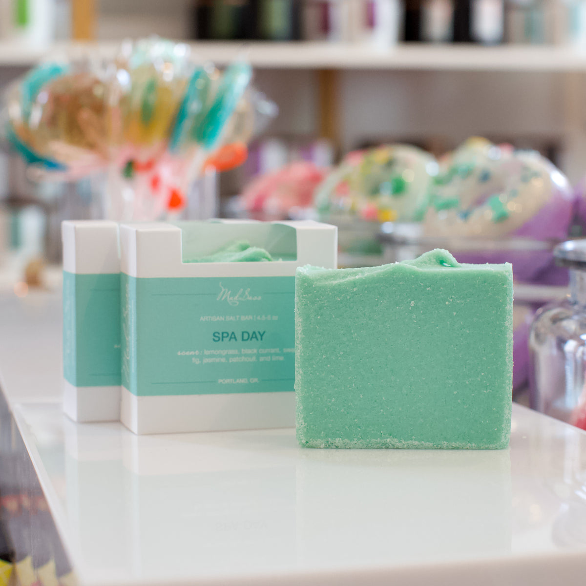 Spa Day Salt Bar - Artisan Soap – Mad Sass Soap Co