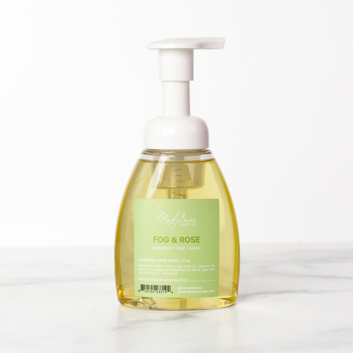 Fog & Rose - Foaming Hand Soap – Mad Sass Soap Co